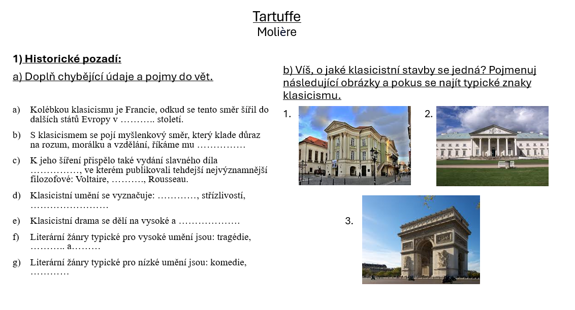 Tartuffe - rozbor díla k maturitě - Český jazyk - literatura | UčiteléUčitelům.cz